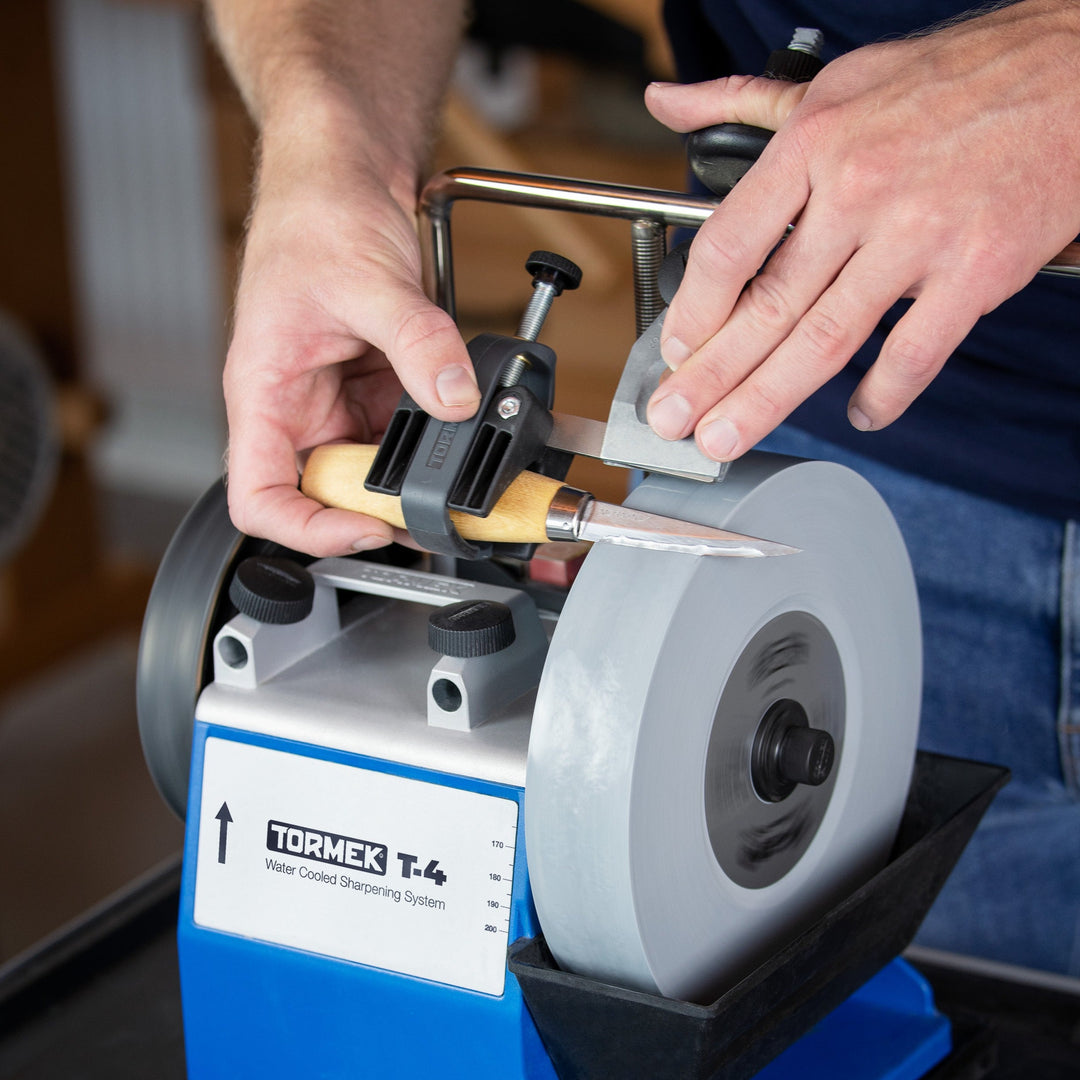 Tormek T-4 Sharpening System - With FREE SE-77 and SQ-90 – Wood Tamer